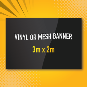 3m x 2m custom printed banner PRESSOLA
